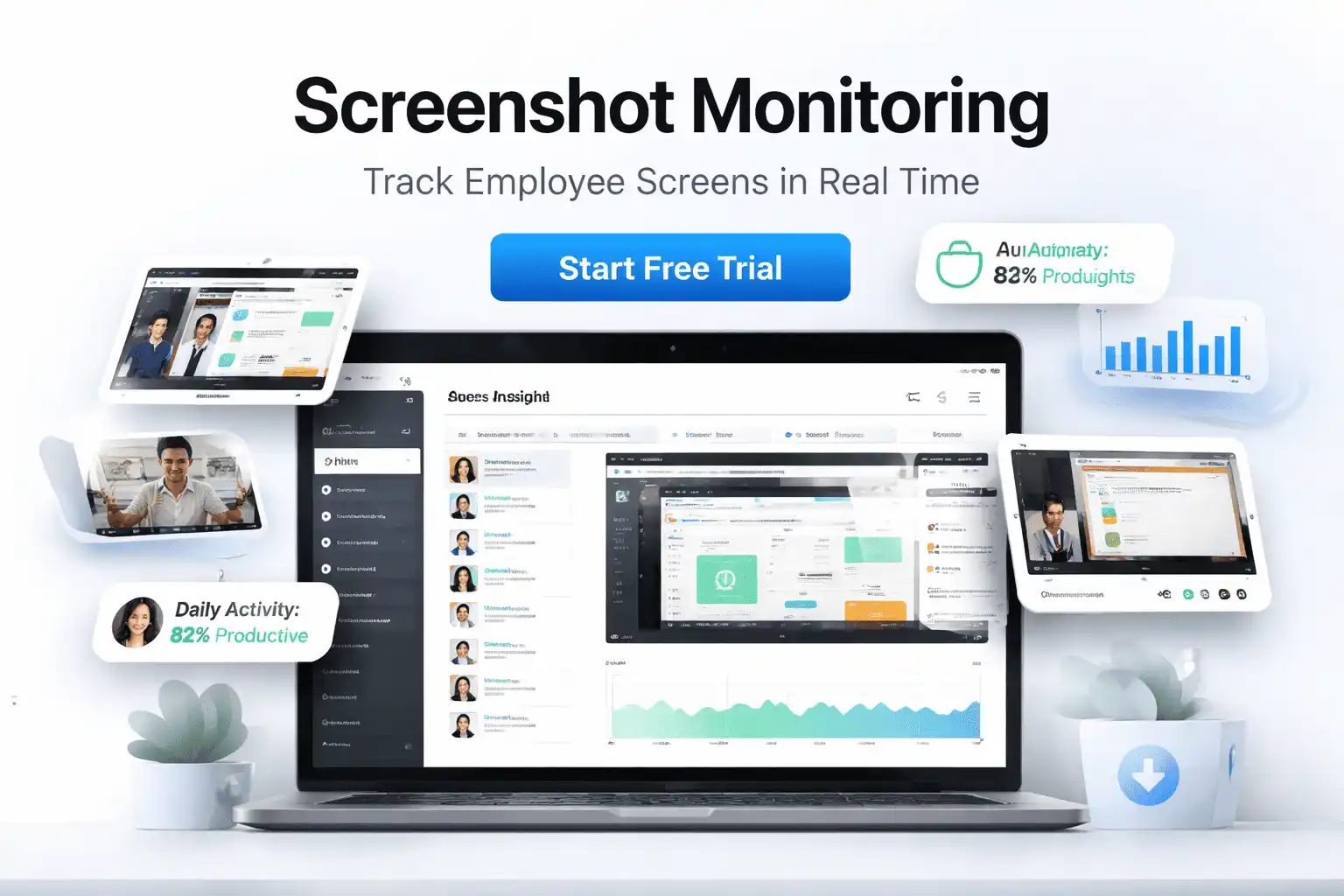 How Employee Monitoring Software with Screenshots Works