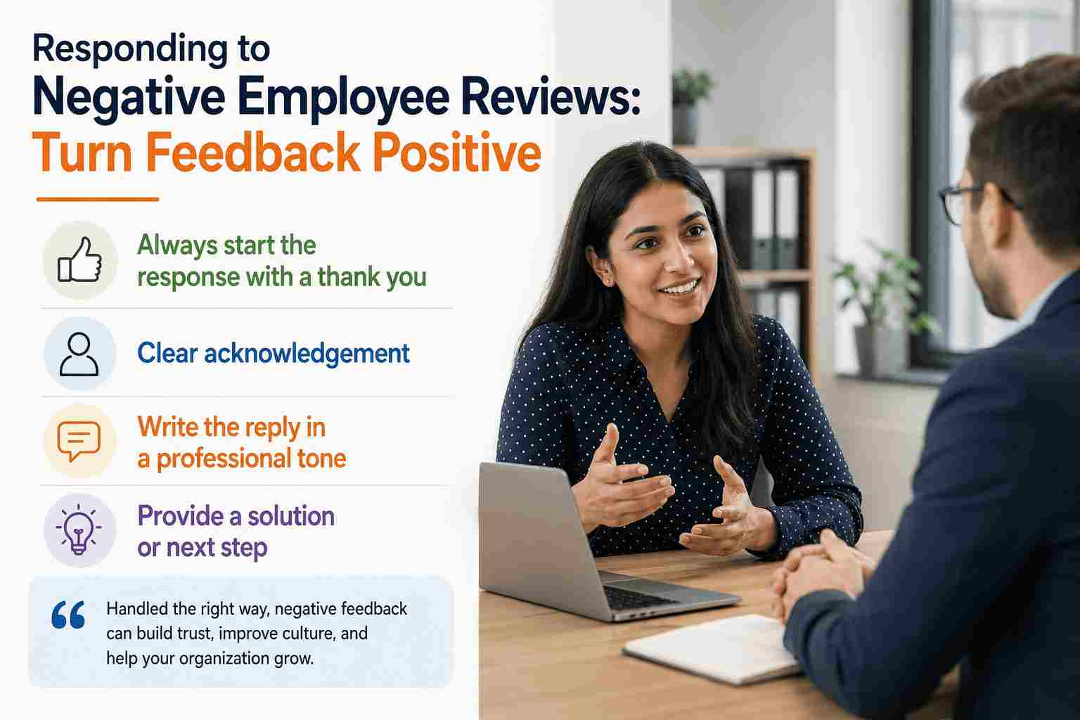 Best Responding to Negative Employee Reviews Examples